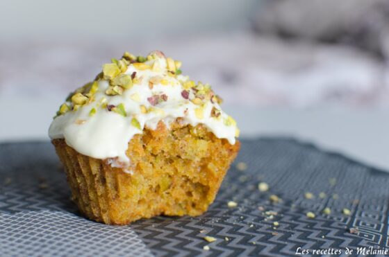 Carrot cupcake à la pistache - Bataille food #35