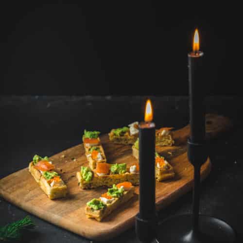 Mini gaufres salées pour l'apéritif