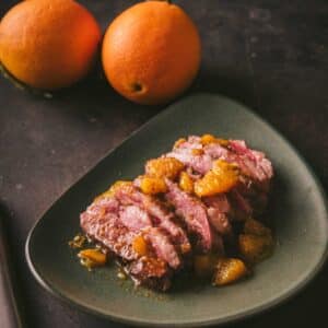 Magret de canard à l'orange et au miel - Recette simple