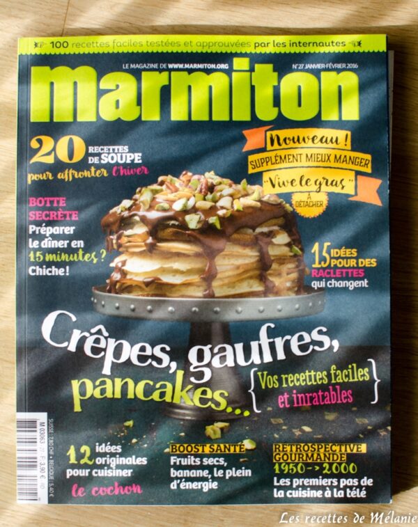 1 livre de cuisine, 3 recettes: Marmiton magazine